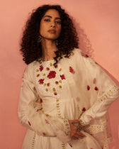 Gulaab Ghar – Premium Kashmiri Kurta in Chanderi Silk | Hargul Bano